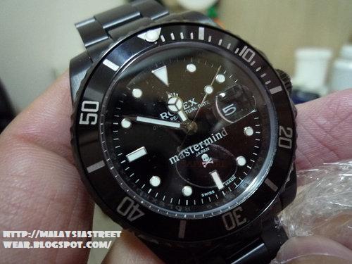 Mr.Hype: 09最矚目錶款自動機械Mastermind Japan X ROLEX Submariner 黑鋼超限量勞力士(Replica)